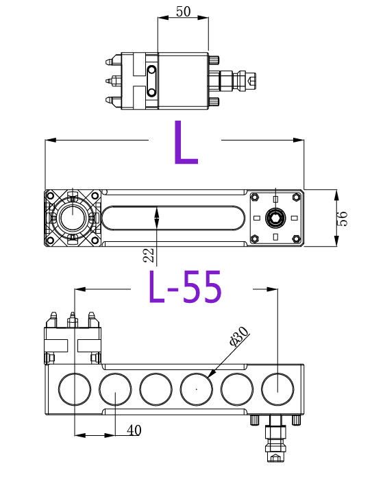 CPWS®-EROWA horizontal extension with quick chuck,L150mm L200mm-China ...